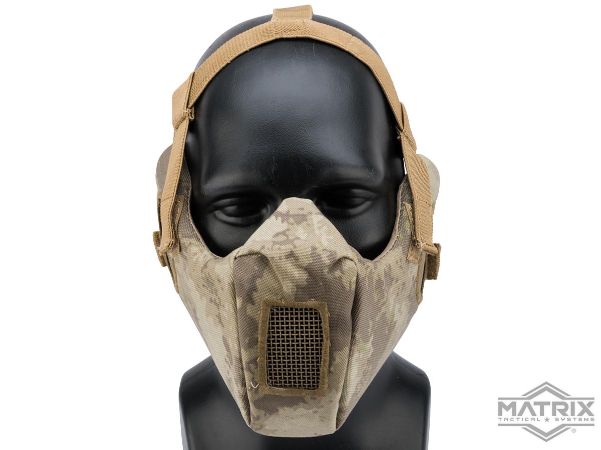 Matrix V5 Conquerors Mask Half Face Mask w/ Ear Protection (Color: Arid ...