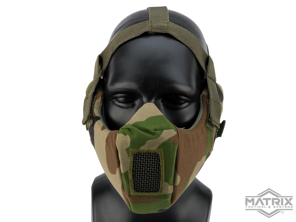 Matrix V5 Conquerors Mask Half Face Mask w/ Ear Protection (Color ...