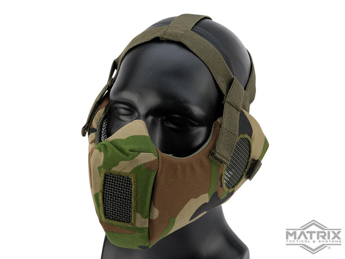 Matrix V5 Conquerors Mask Half Face Mask w/ Ear Protection (Color ...