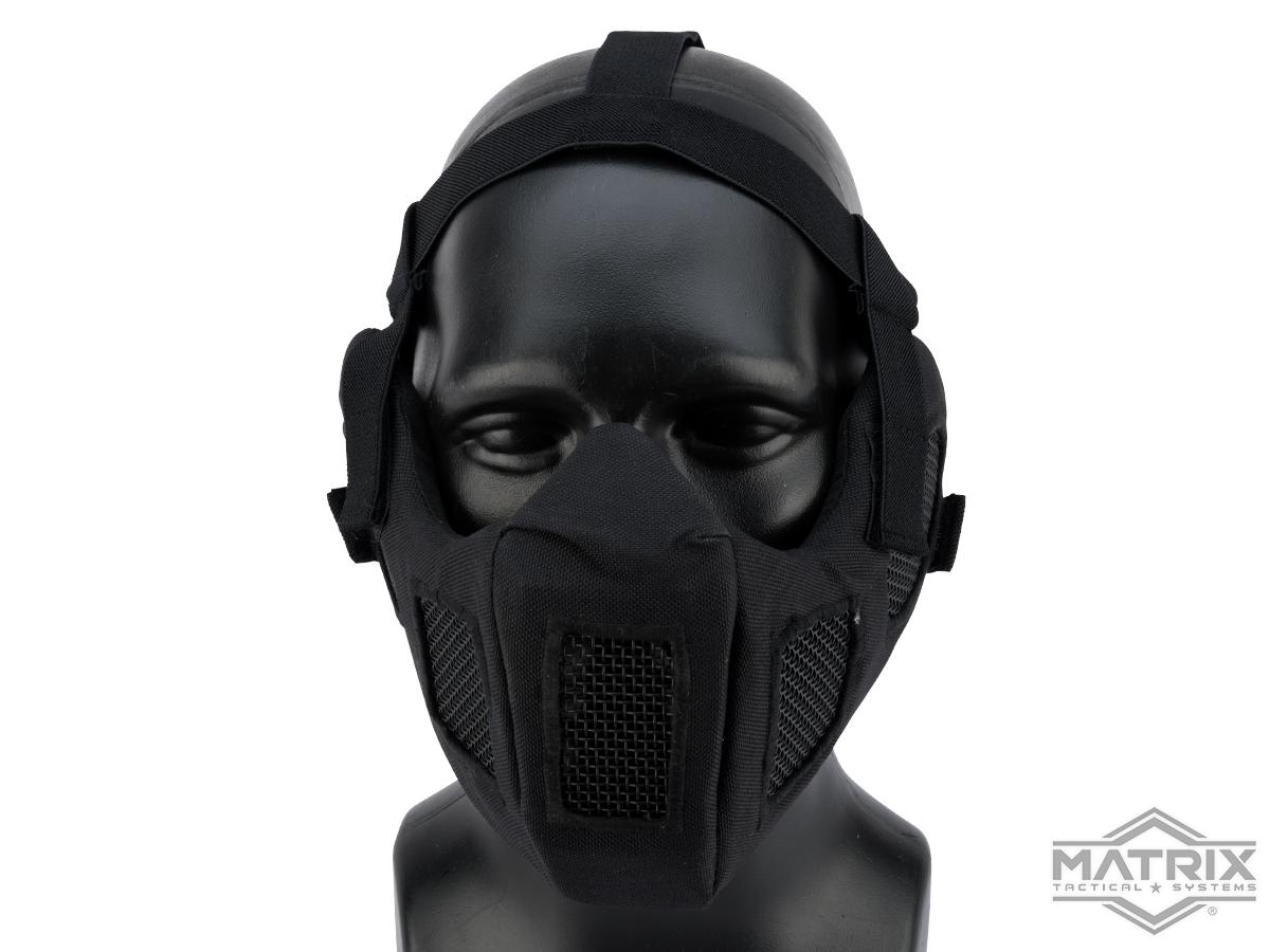 Matrix V5 Conquerors Mask Half Face Mask w/ Ear Protection and ...