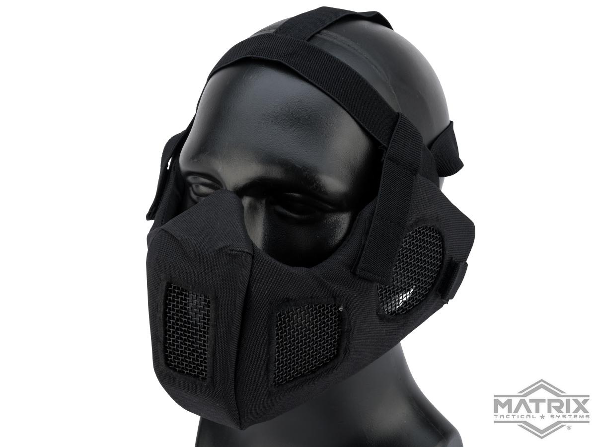 Matrix V5 Conquerors Mask Half Face Mask w/ Ear Protection and ...