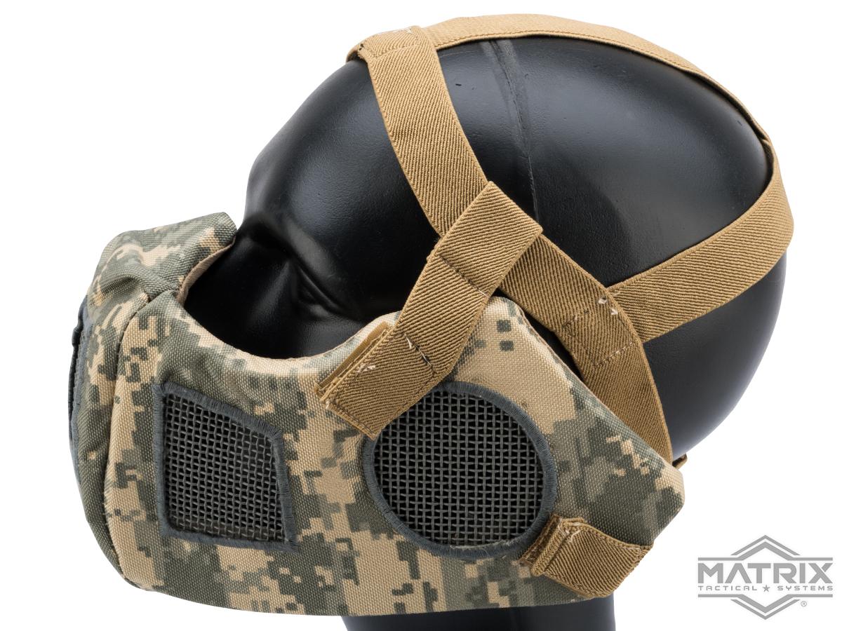 Matrix V5 Conquerors Mask Half Face Mask w/ Ear Protection and ...