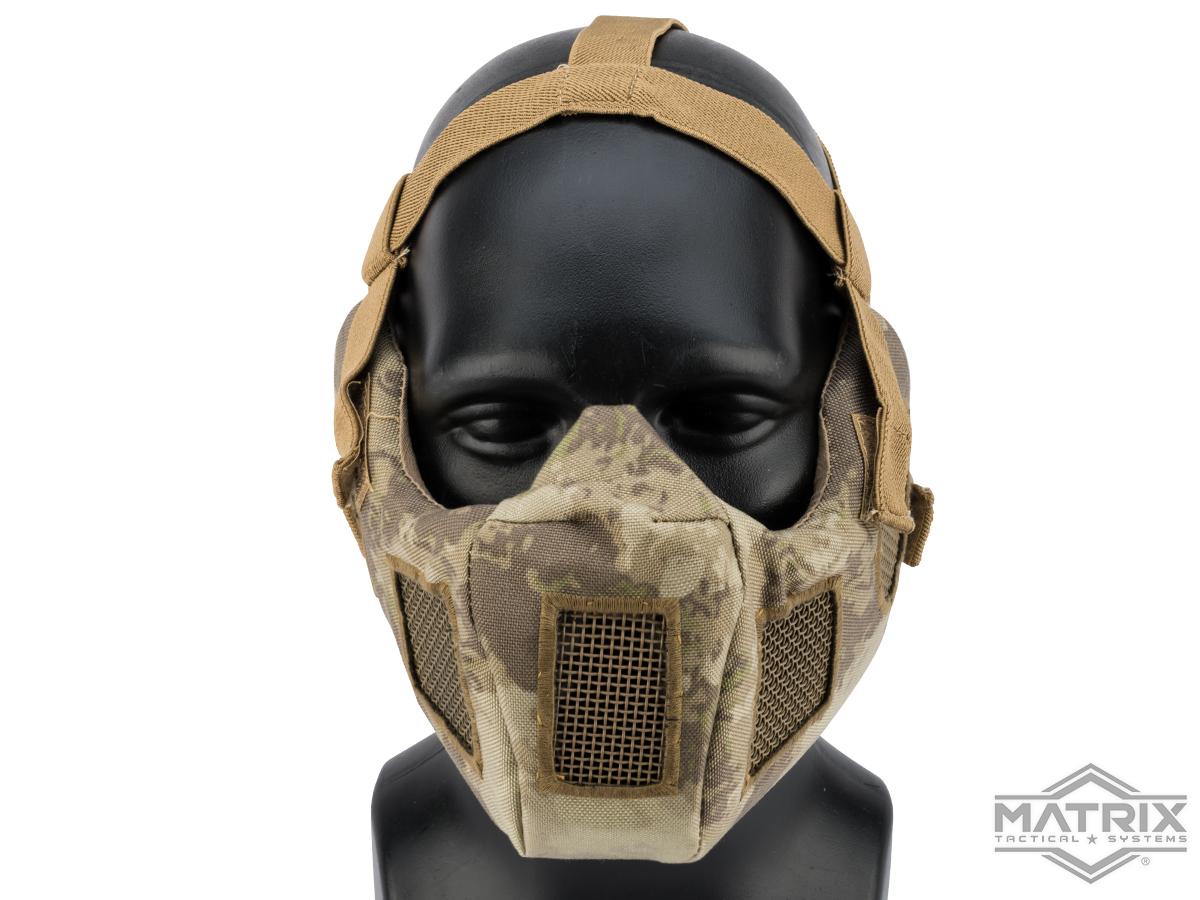 Matrix V5 Conquerors Mask Half Face Mask w/ Ear Protection and ...
