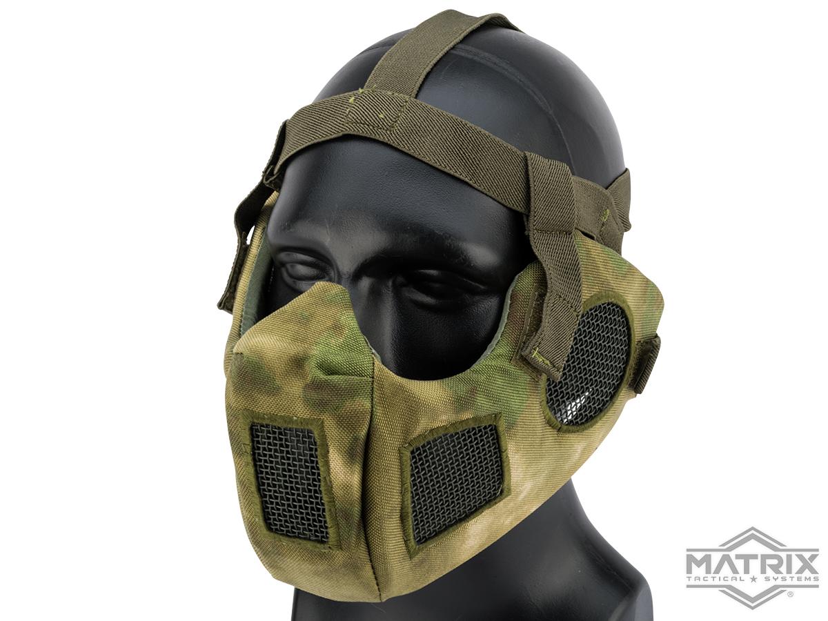 Matrix V5 Conquerors Mask Half Face Mask w/ Ear Protection and ...