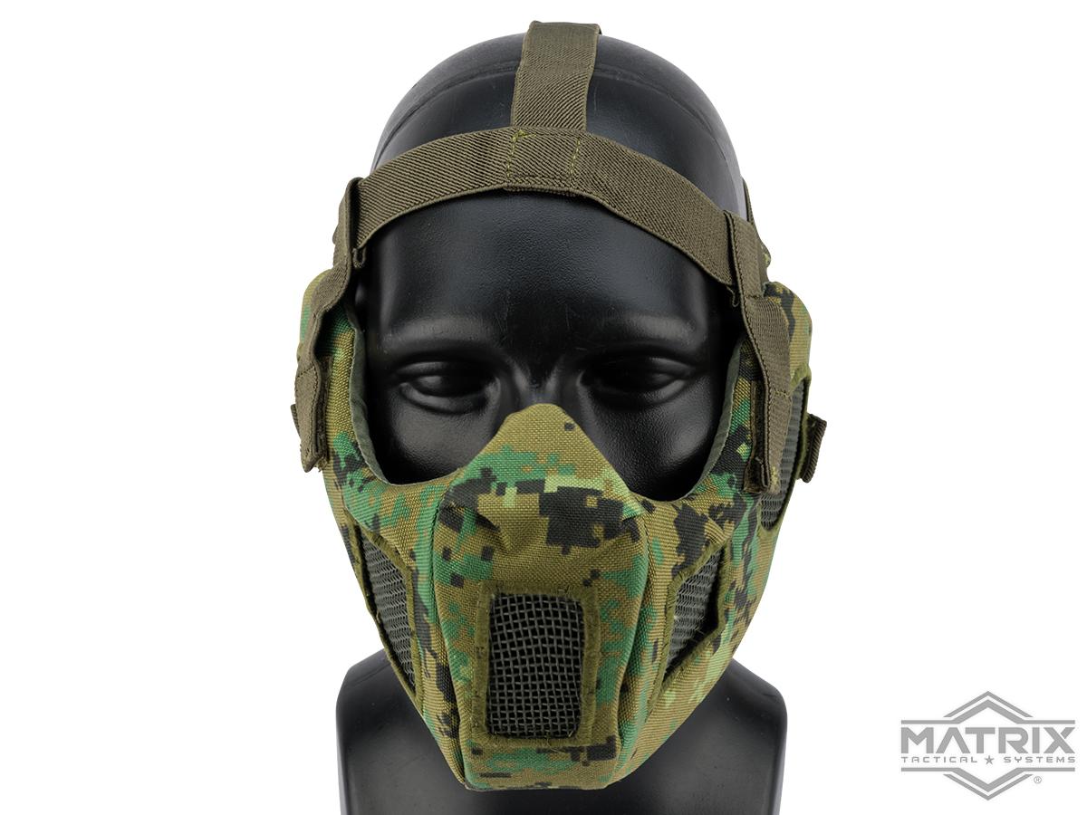 Matrix V5 Conquerors Mask Half Face Mask w/ Ear Protection and ...