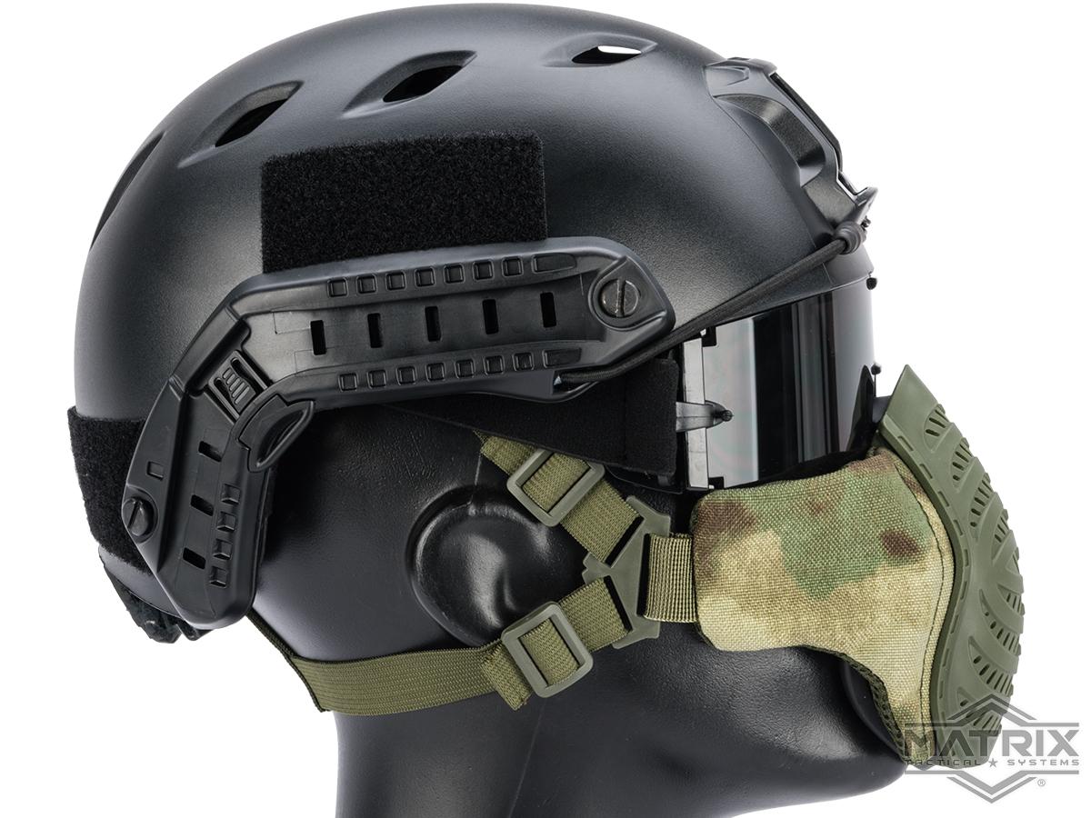 Matrix Low Profile Tactical Padded Lower Half Face Mask (Color: ATACS ...