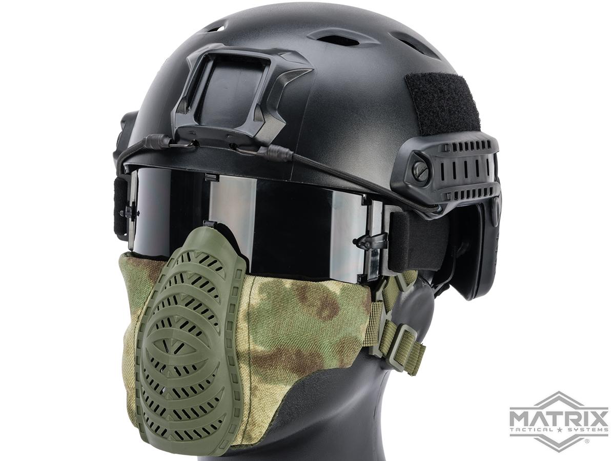 Matrix Low Profile Tactical Padded Lower Half Face Mask (Color: ATACS ...