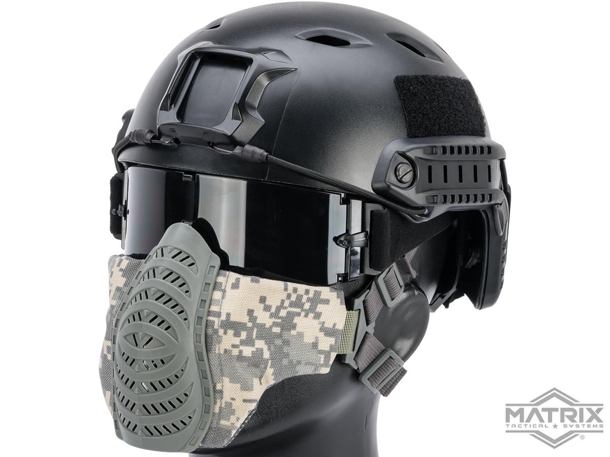 Matrix Low Profile Tactical Padded Lower Half Face Mask (Color: ACU ...