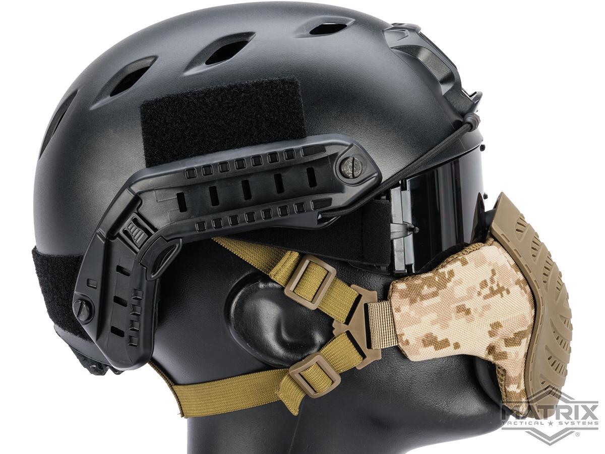 Matrix Low Profile Tactical Padded Lower Half Face Mask (Color: AOR1 ...