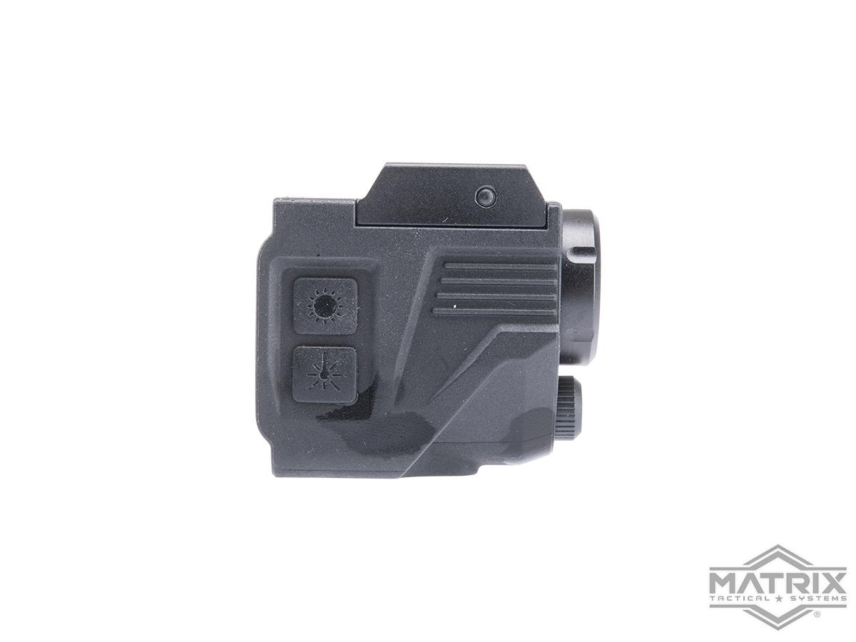 Matrix 420 Lumen Weapon Mount Combat Flashlight w/ Red Laser ...