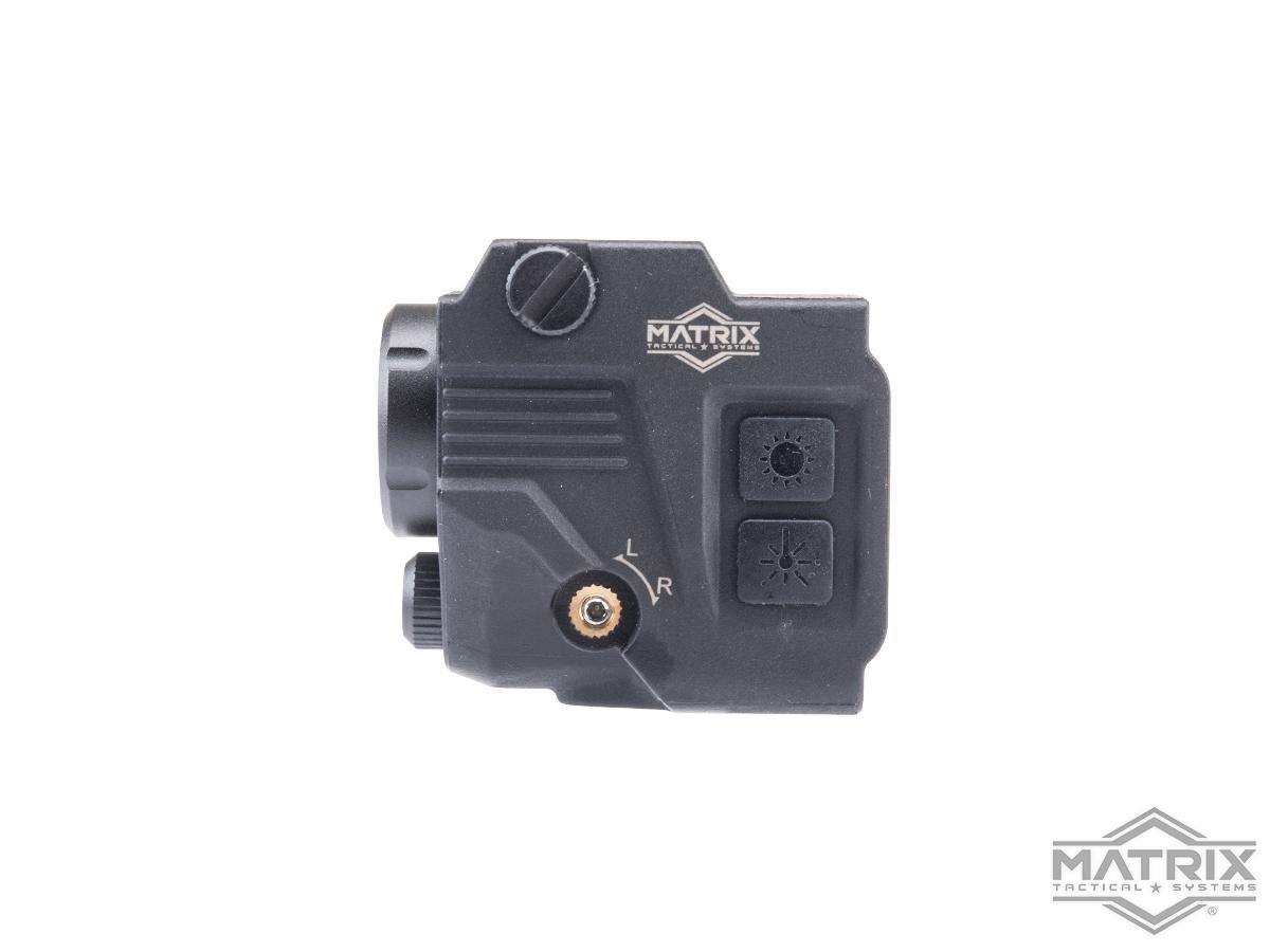 Matrix 420 Lumen Weapon Mount Combat Flashlight w/ Red Laser ...