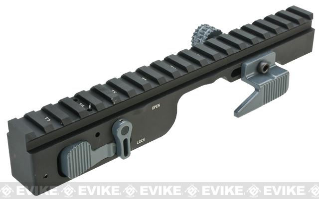 Matrix CNC Scope Mount for PKM Series Airsoft AEG Machine Guns ...