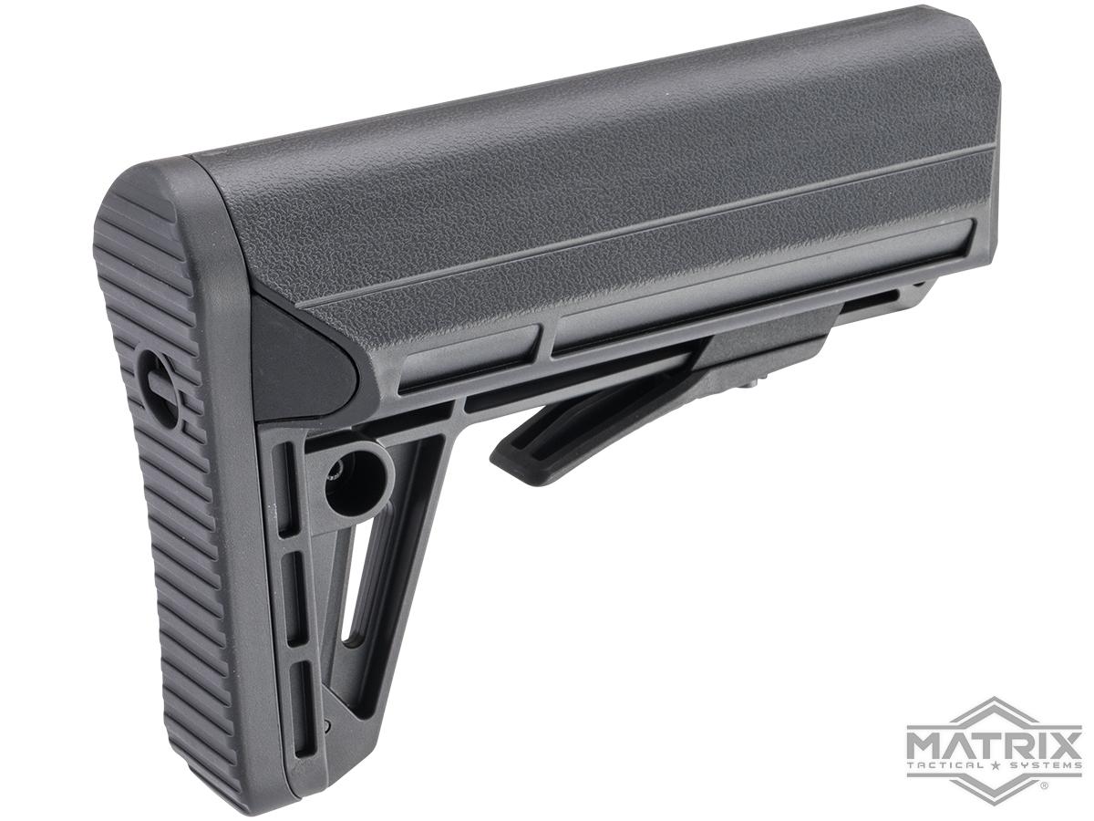 Matrix M918 Low Profile Stock for M4 / M16 Series Airsoft Rifles (Color ...