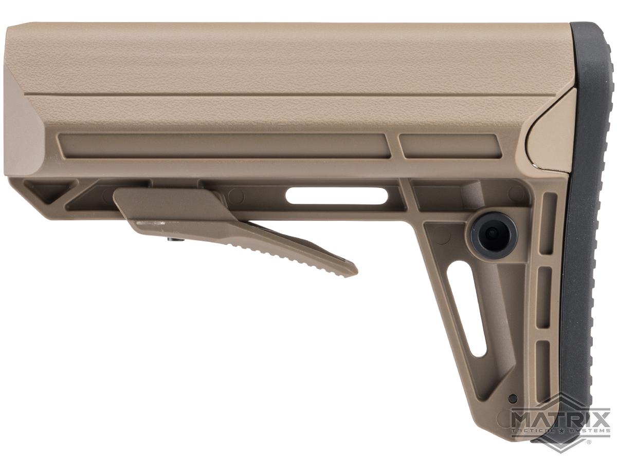 Matrix M918 Low Profile Stock for M4 / M16 Series Airsoft Rifles (Color ...