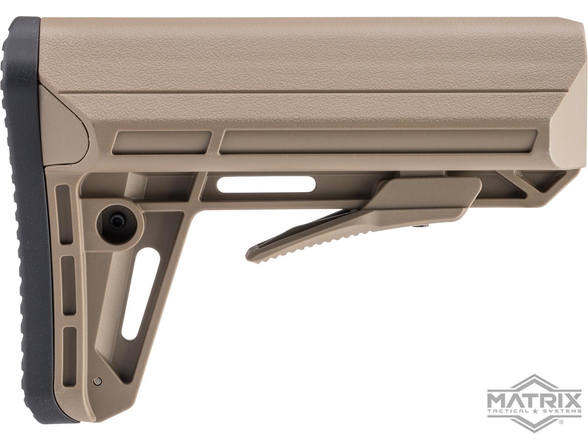 Matrix M918 Low Profile Stock for M4 / M16 Series Airsoft Rifles (Color ...