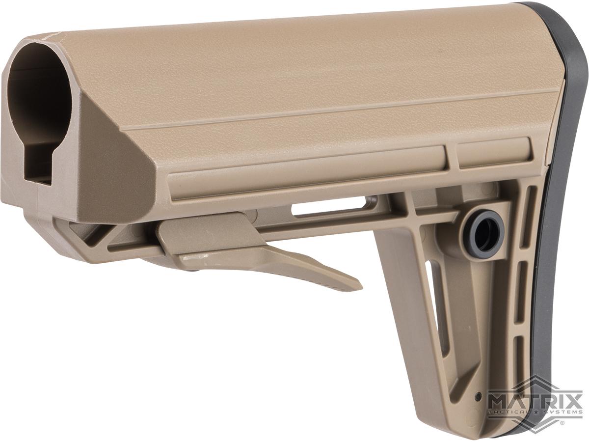 Matrix M918 Low Profile Stock for M4 / M16 Series Airsoft Rifles (Color ...