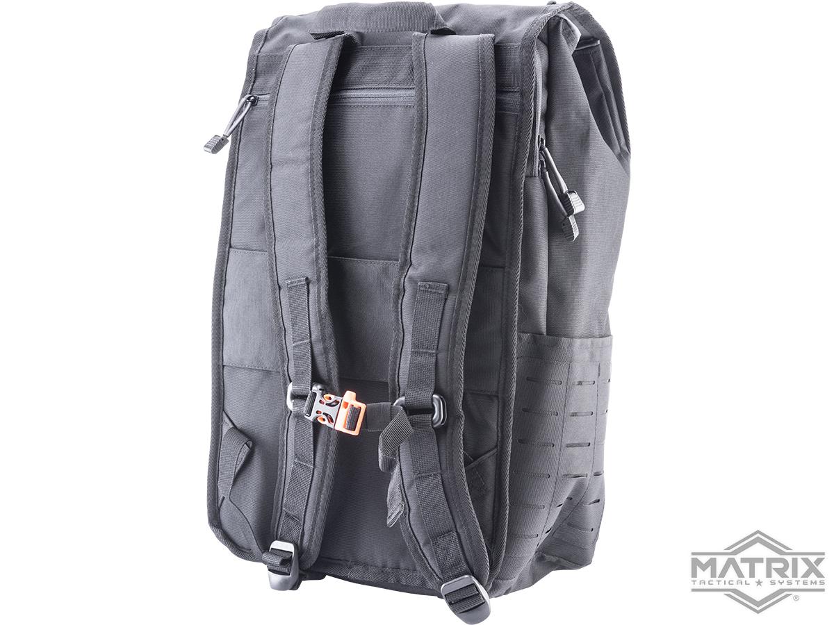 Matrix 40L Laser Cut Large Flap Tactical Backpack (Color: Black), Tactical Gear/Apparel, Bags ...