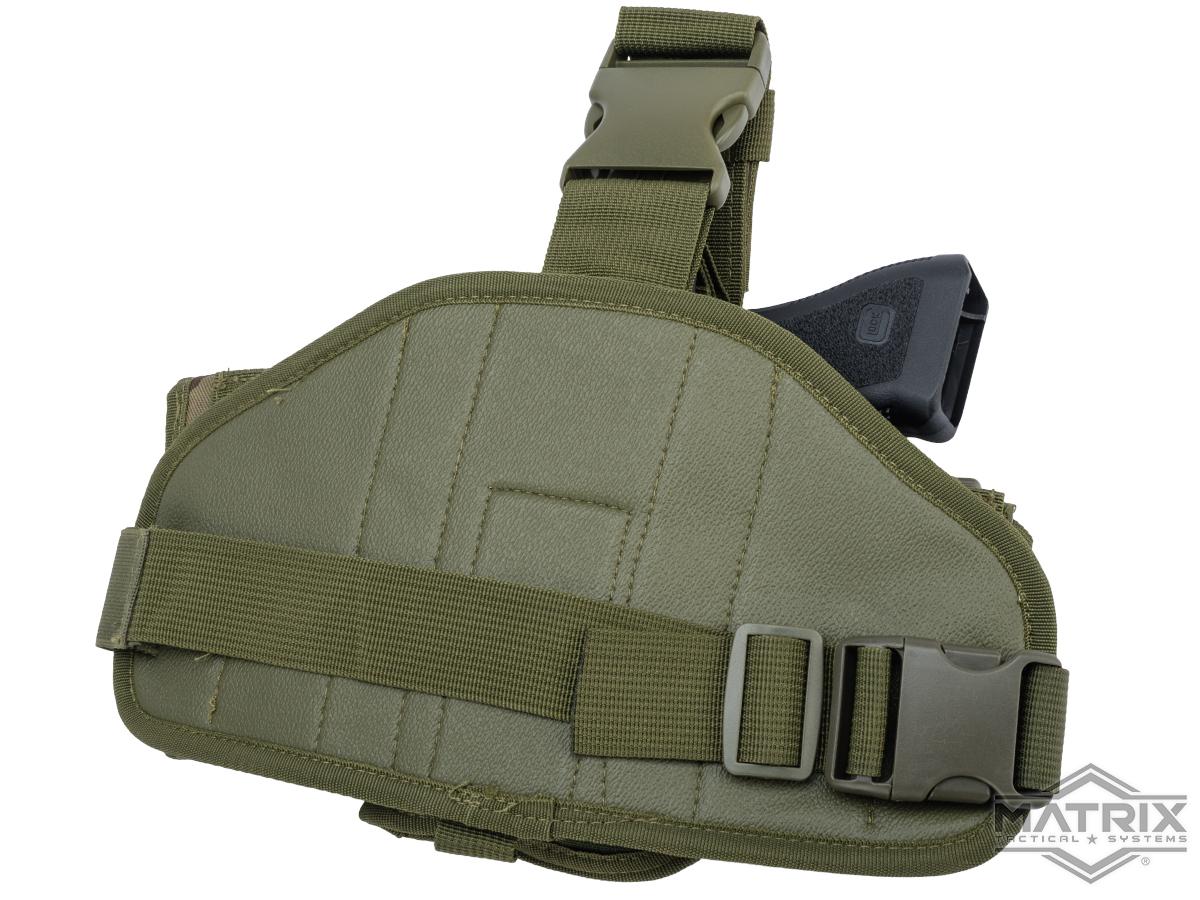Matrix Drop Leg MOLLE Platform w/ Holster and Pouch Set (Color ...