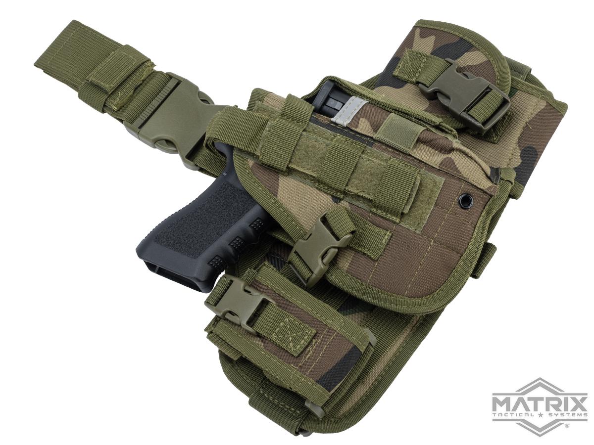 Matrix Drop Leg MOLLE Platform w/ Holster and Pouch Set (Color ...