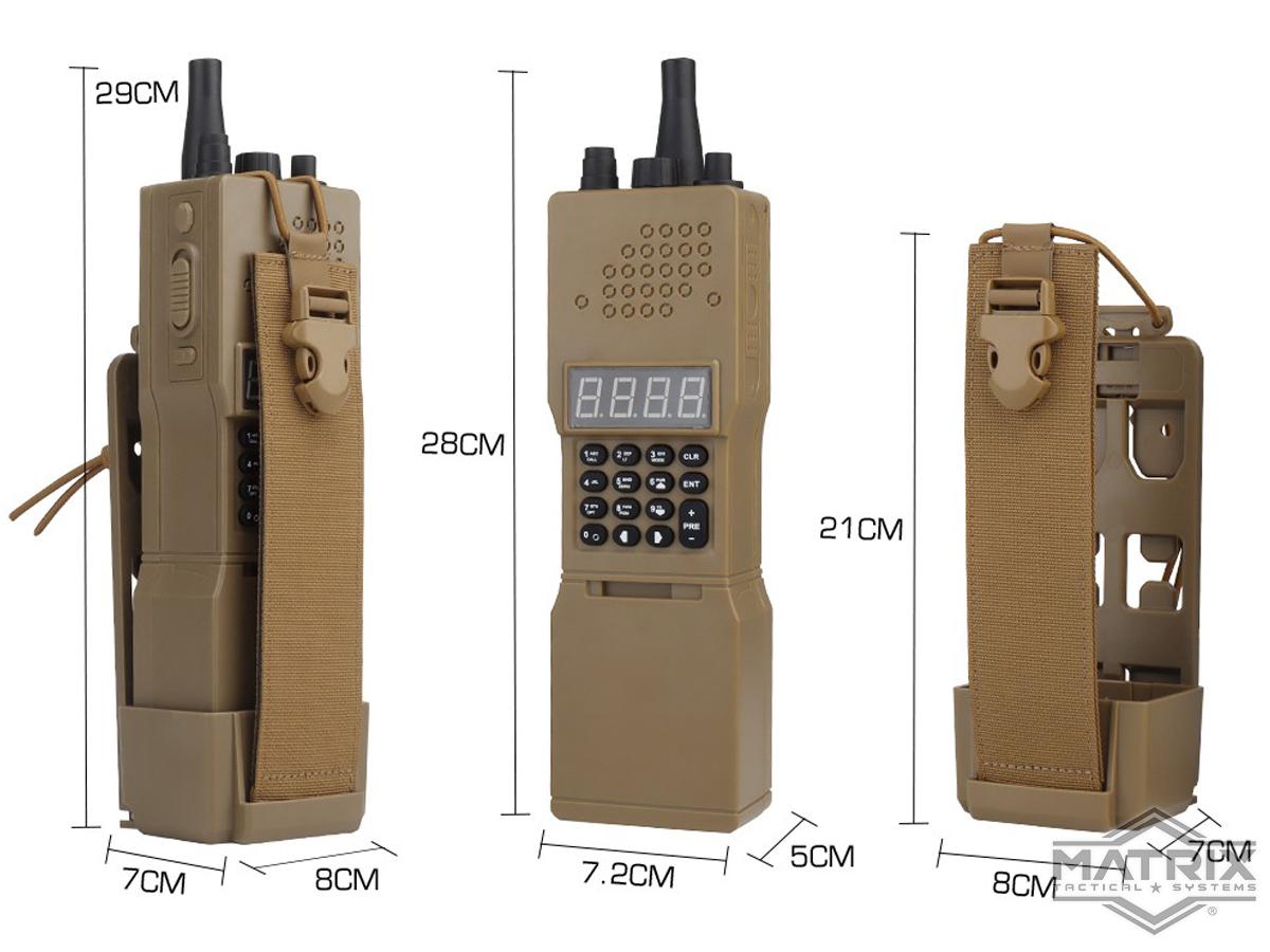 Matrix PRC-152 Dummy Radio & Speed Loader w/ Carrying Pouch & Dummy ...