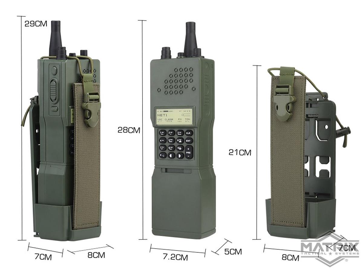 Matrix PRC-152 Dummy Radio & Speed Loader w/ Carrying Pouch & Dummy ...
