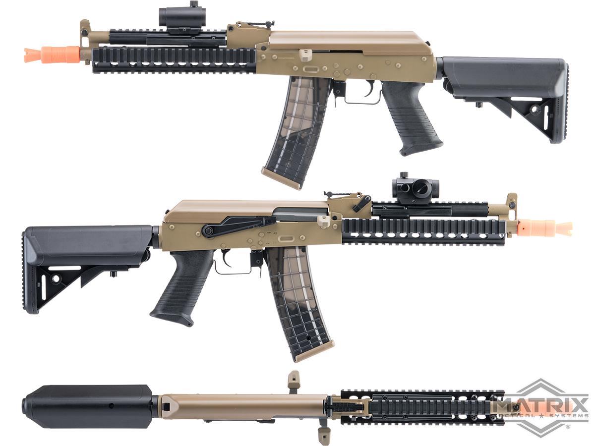 Matrix Special Edition AK Tactical Airsoft AEG (Color: Tan / 350 FPS ...