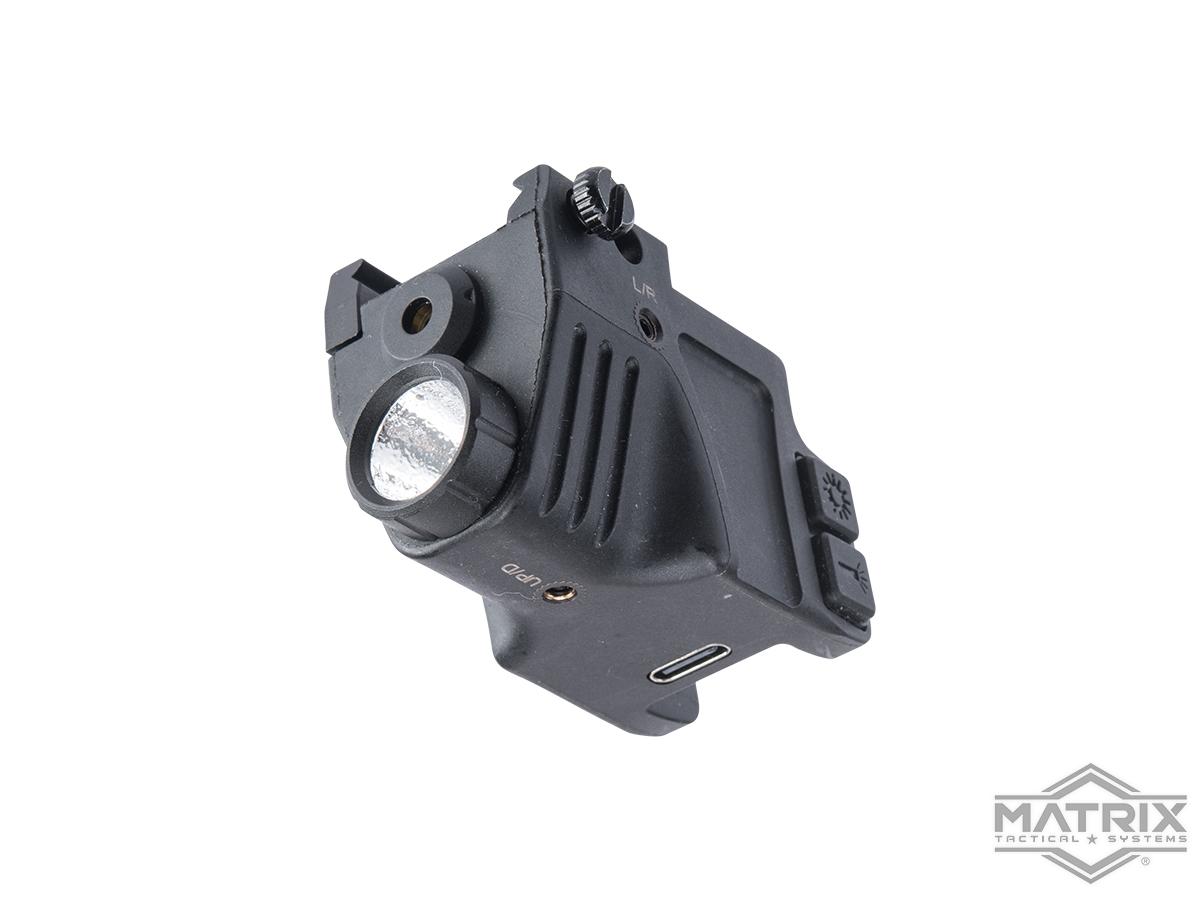 Matrix Rechargeable 550 Lumen Compact Weapon Light w/ Visible Laser ...