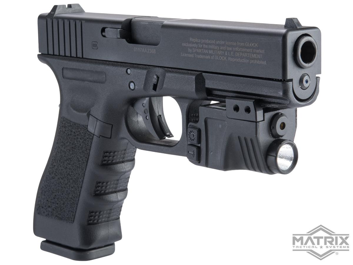 Matrix Rechargeable 550 Lumen Compact Weapon Light w/ Visible Laser ...