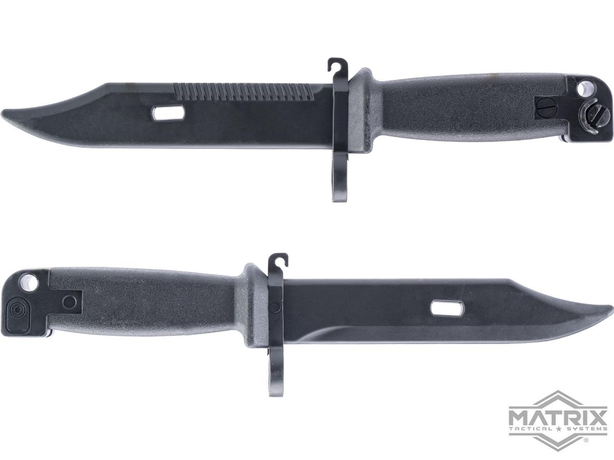 Matrix Bayonet for AK Series Airsoft Rifles (Color: Black), Tactical ...