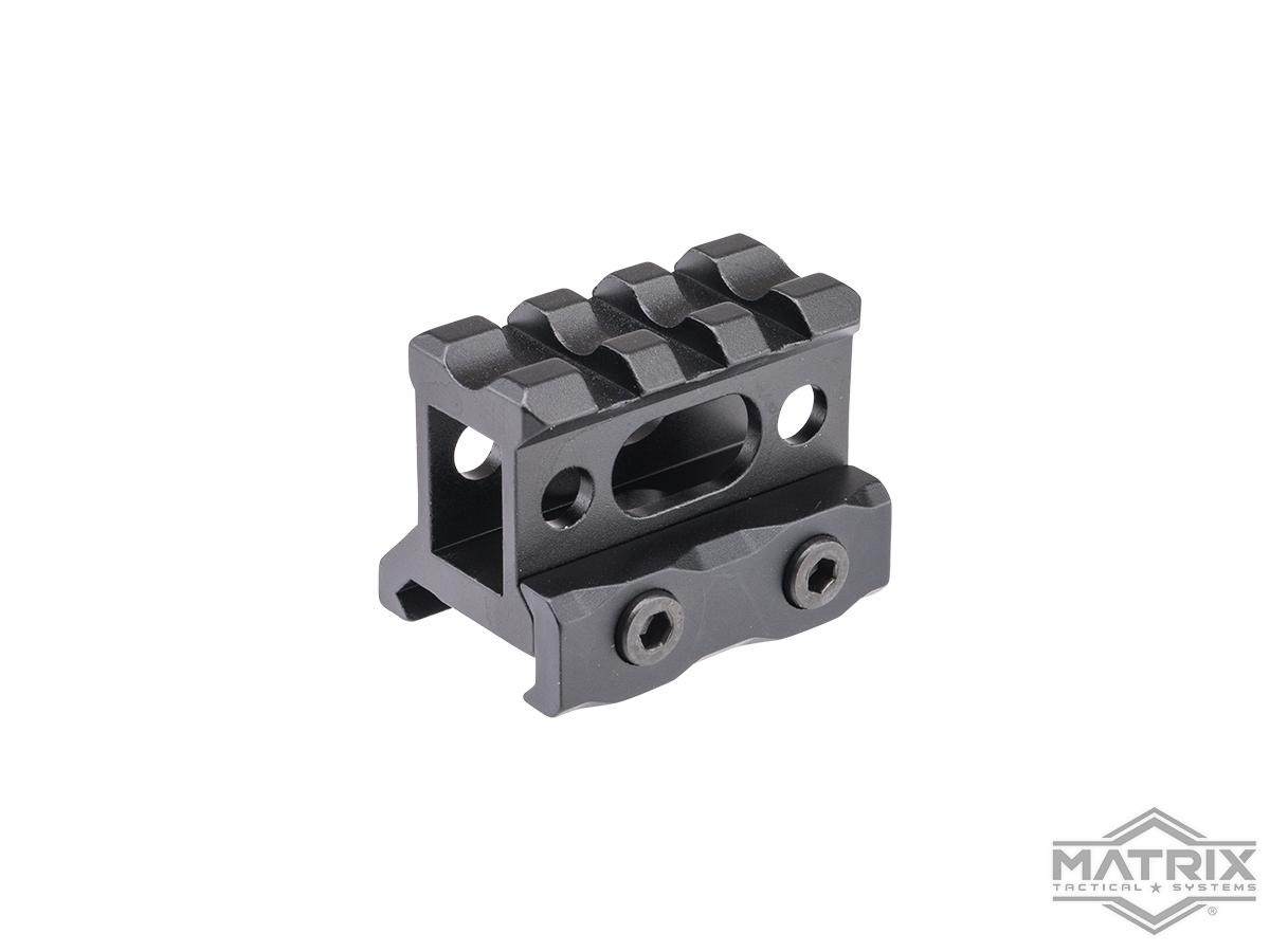 Matrix Skeletonized Flat Top Picatinny Riser Mount (Height: 1" / 4 Slot ...