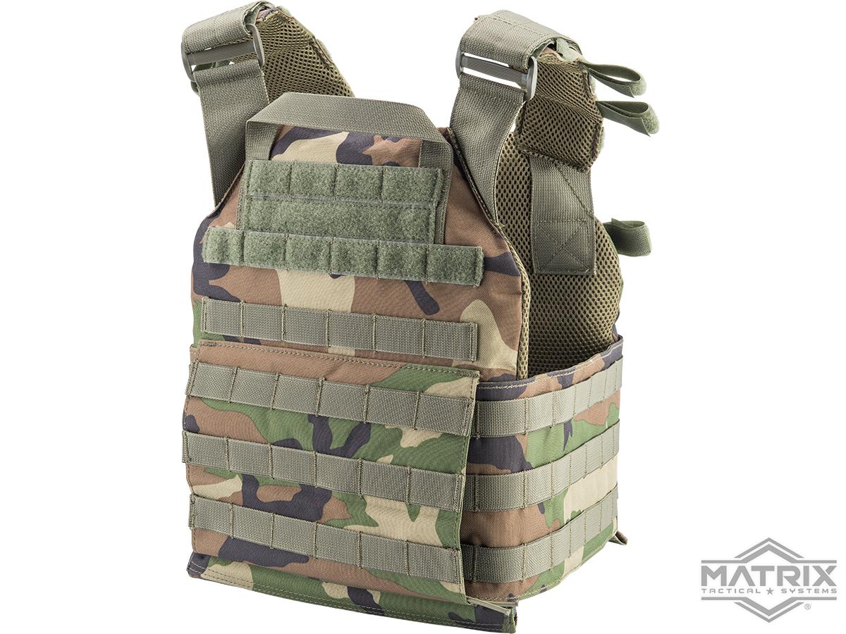 Matrix Assault Recon Plate Carrier (Color: M81 Woodland), Tactical Gear ...