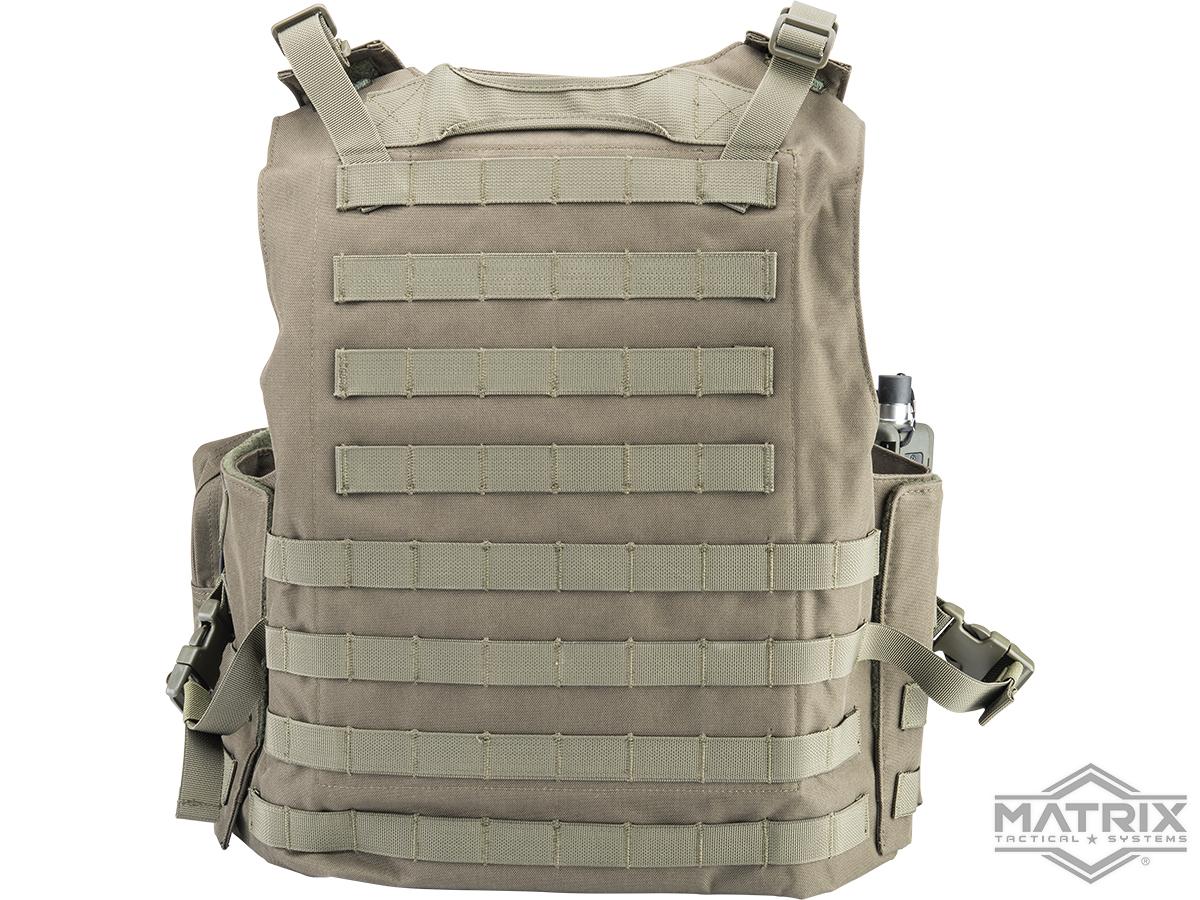 Matrix AAV Assault Plate Carrier w/ Pouch Set (Color: Ranger Green ...