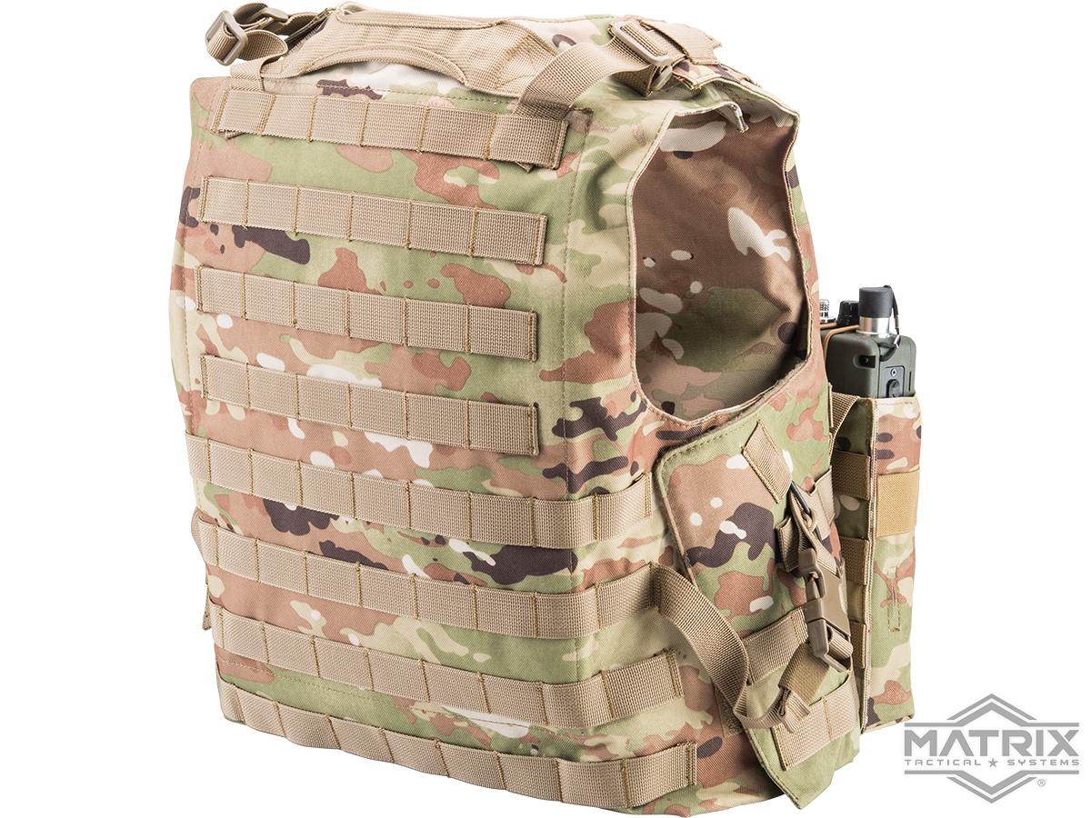 Matrix AAV Assault Plate Carrier w/ Pouch Set (Color: CAMO), Tactical ...