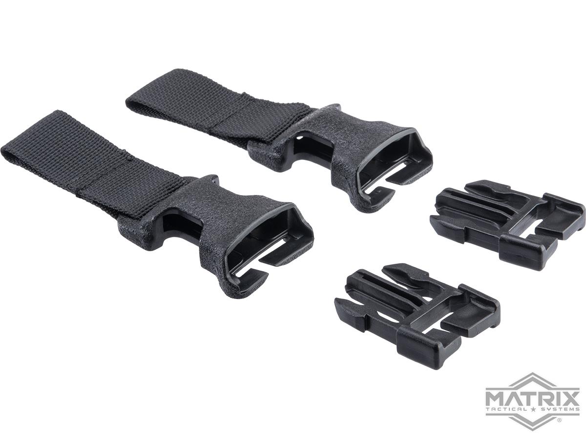 Matrix Replacement 1" Detachable Buckle Set w/ Webbing Loops (Color ...