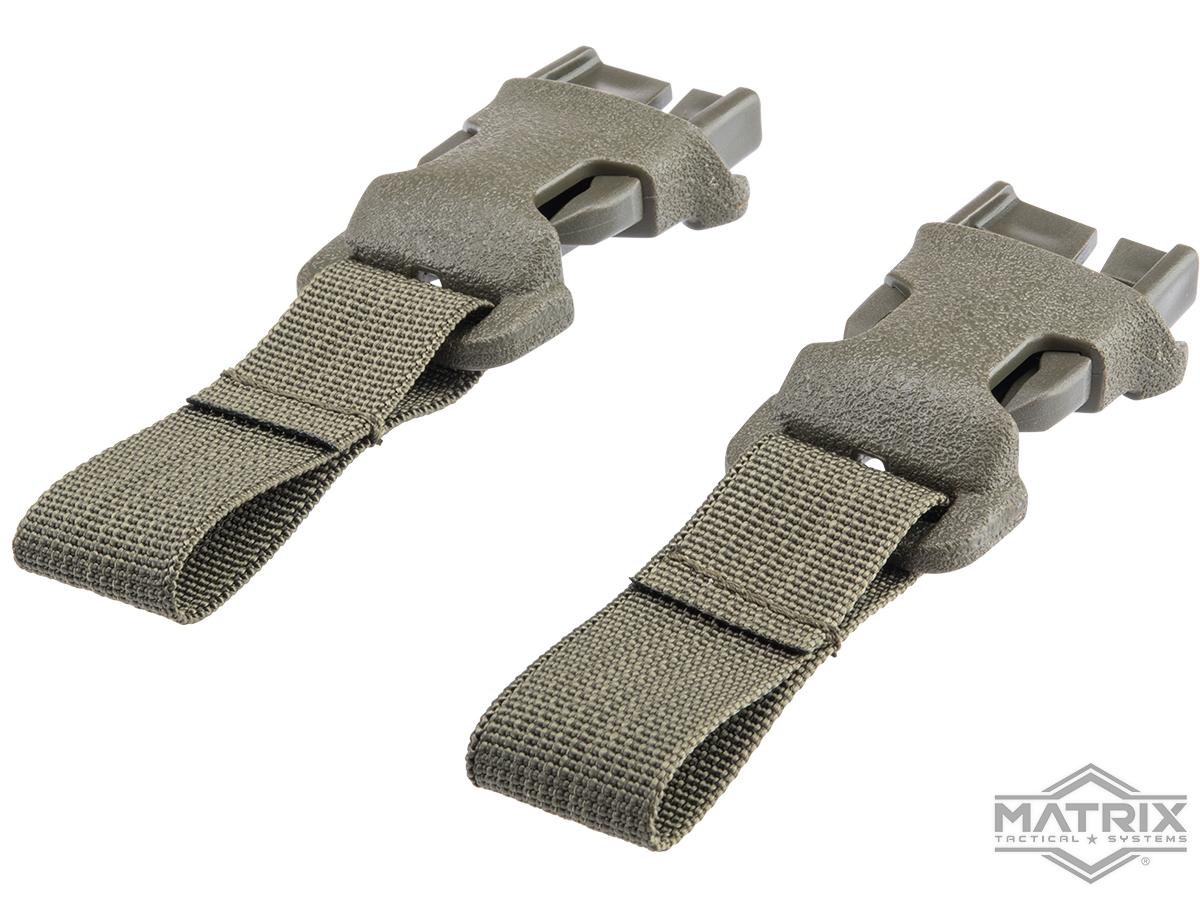 Matrix Replacement 1" Detachable Buckle Set w/ Webbing Loops (Color ...