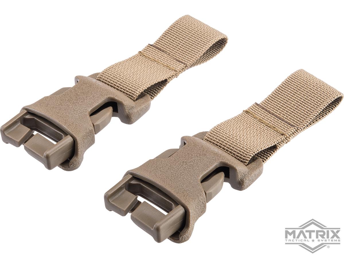 Matrix Replacement 1" Detachable Buckle Set w/ Webbing Loops (Color ...