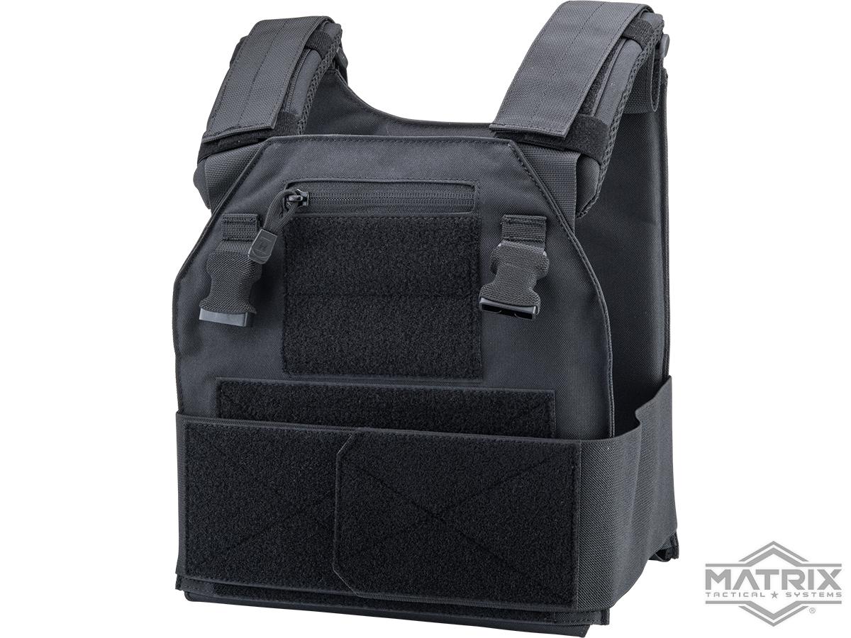 Matrix Low-Profile Placard-Ready Plate Carrier (Color: Black), Tactical ...