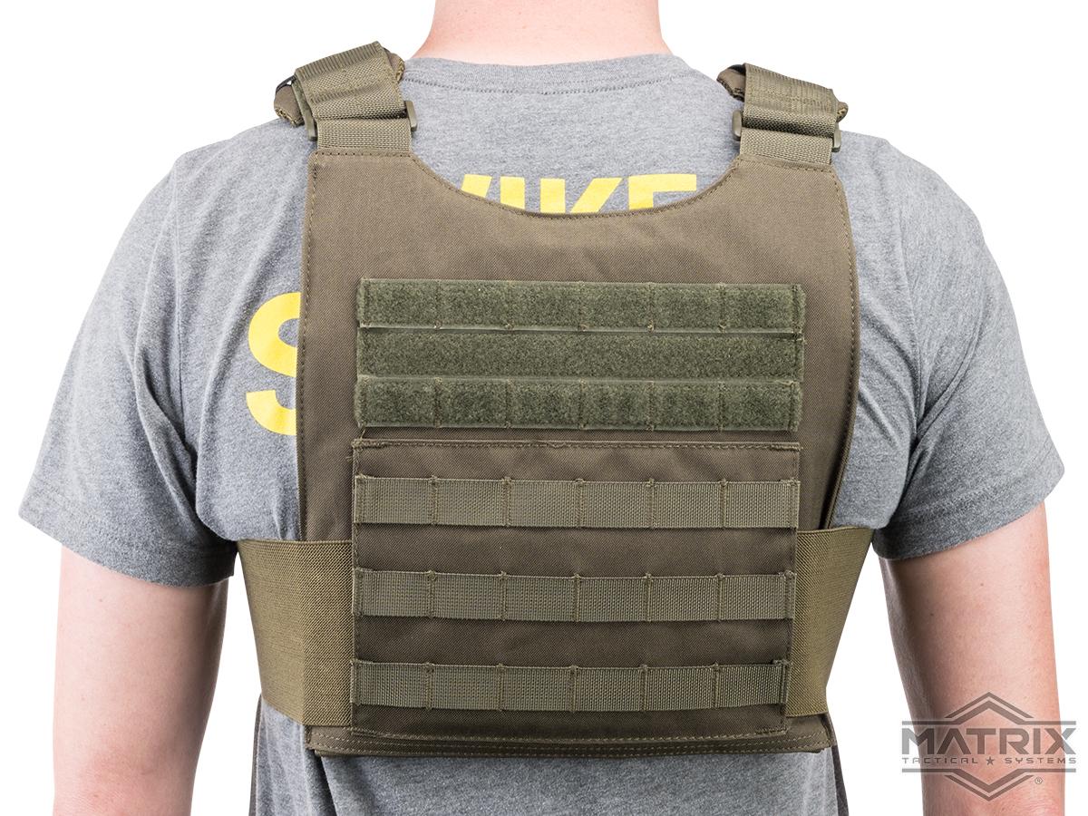 Matrix Low-Profile Placard-Ready Plate Carrier (Color: Tan), Tactical ...