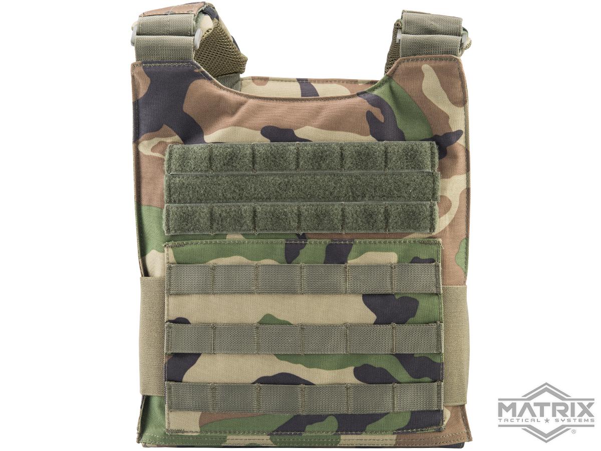 Matrix Low-Profile Placard-Ready Plate Carrier (Color: M81 Woodland ...