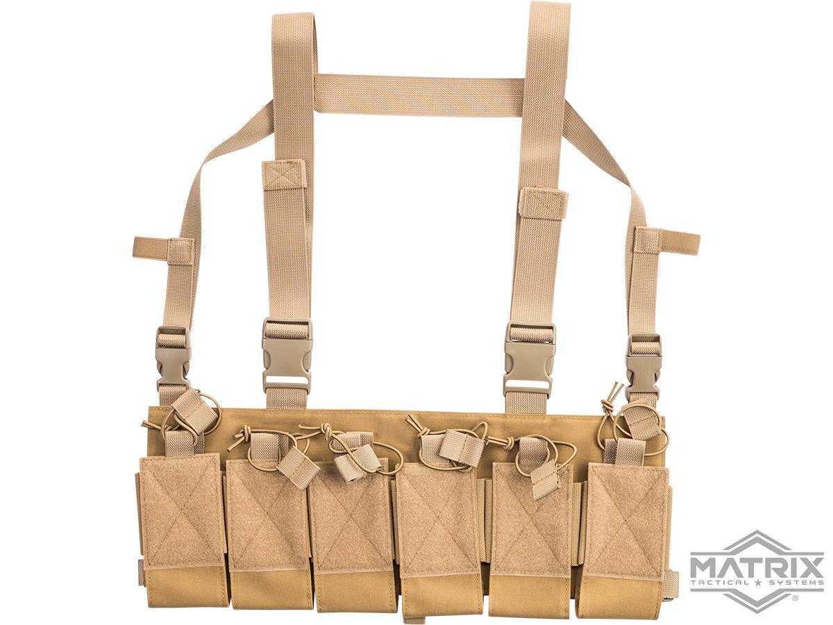 Matrix Lightweight Rifle Chest Rig (Color: Tan), Tactical Gear/Apparel ...