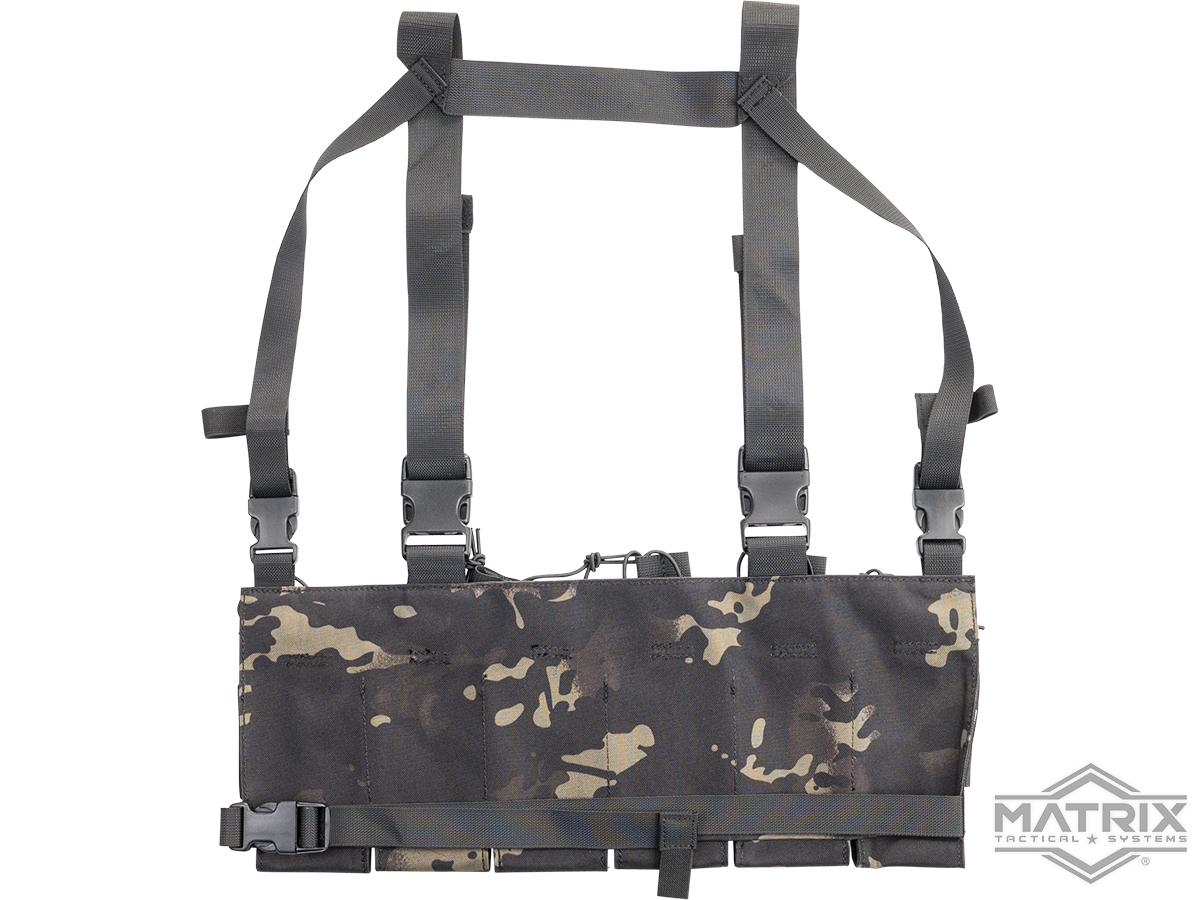 Matrix Lightweight Rifle Chest Rig (Color: CAMO Black), Tactical Gear ...