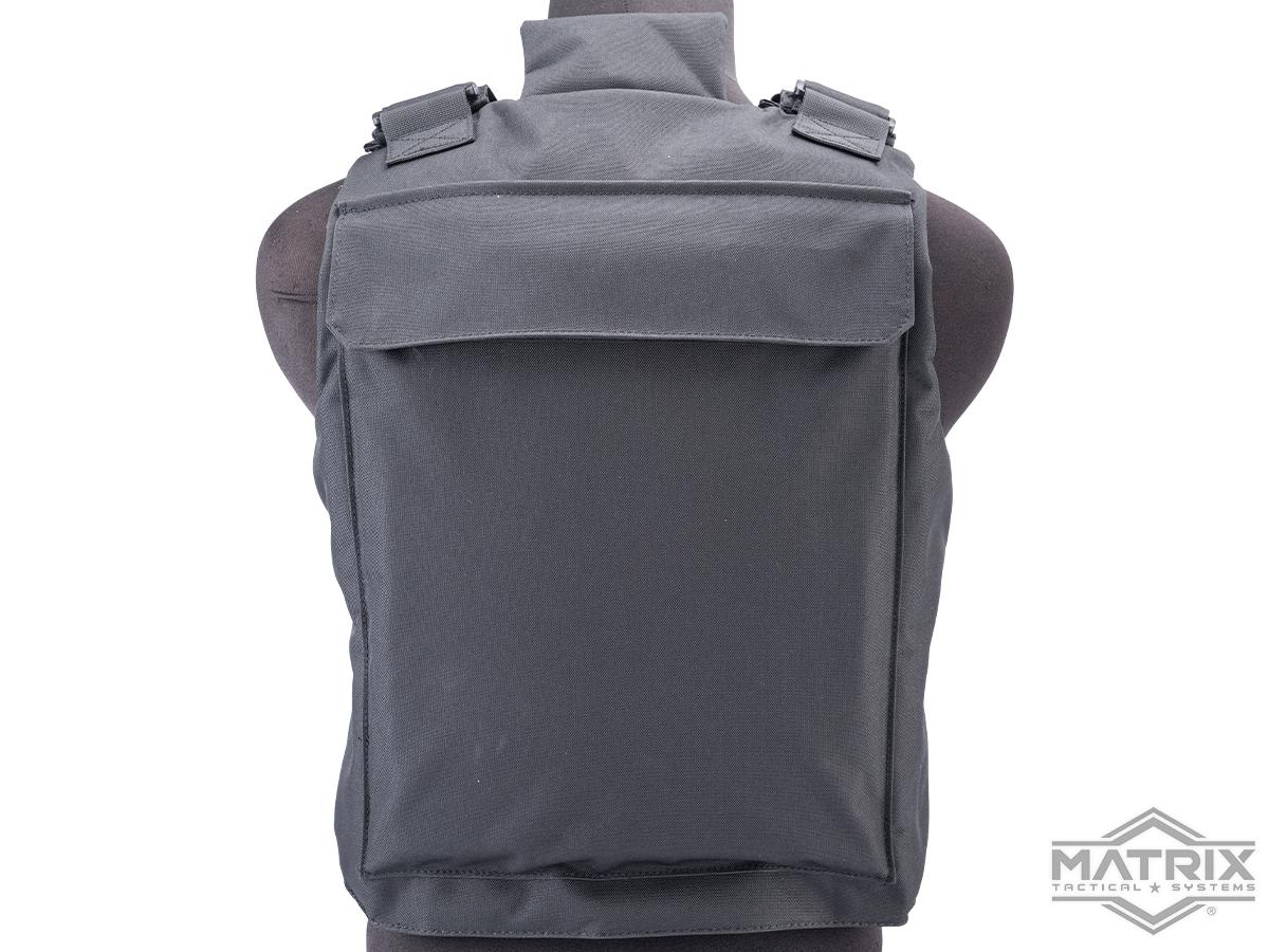 Matrix Heavy Duty Slick Body Armor Vest w/ Loop Patch Panel (Color ...