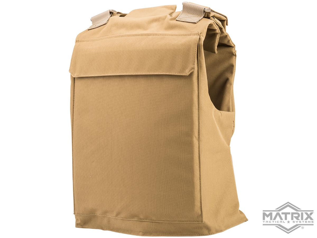 Matrix Heavy Duty Slick Body Armor Vest w/ Loop Patch Panel (Color: Tan ...