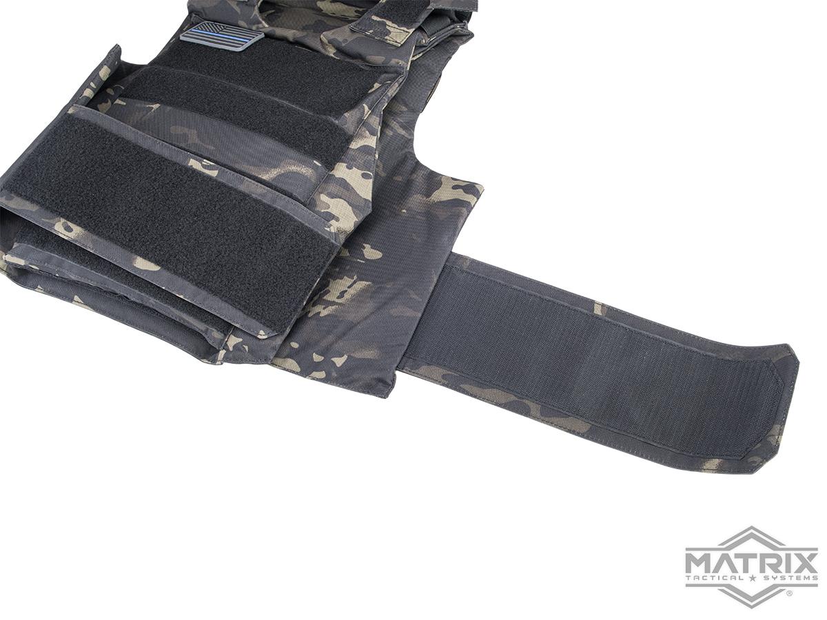 Matrix Heavy Duty Slick Body Armor Vest w/ Loop Patch Panel (Color: OCP ...