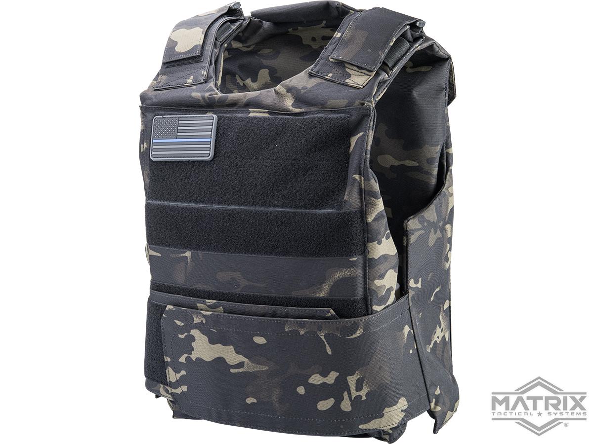 Matrix Heavy Duty Slick Body Armor Vest w/ Loop Patch Panel (Color: OCP ...