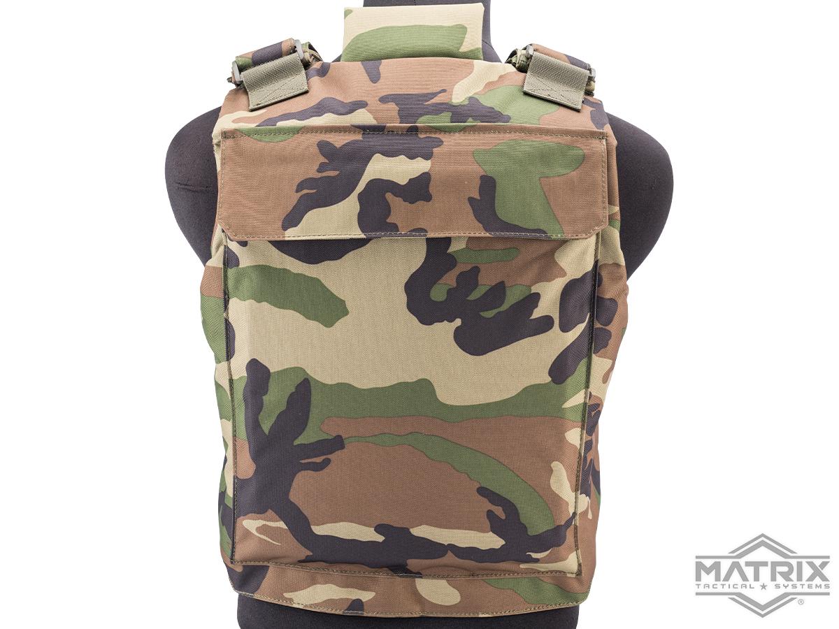 Matrix Heavy Duty Slick Body Armor Vest w/ Loop Patch Panel (Color: M81 ...
