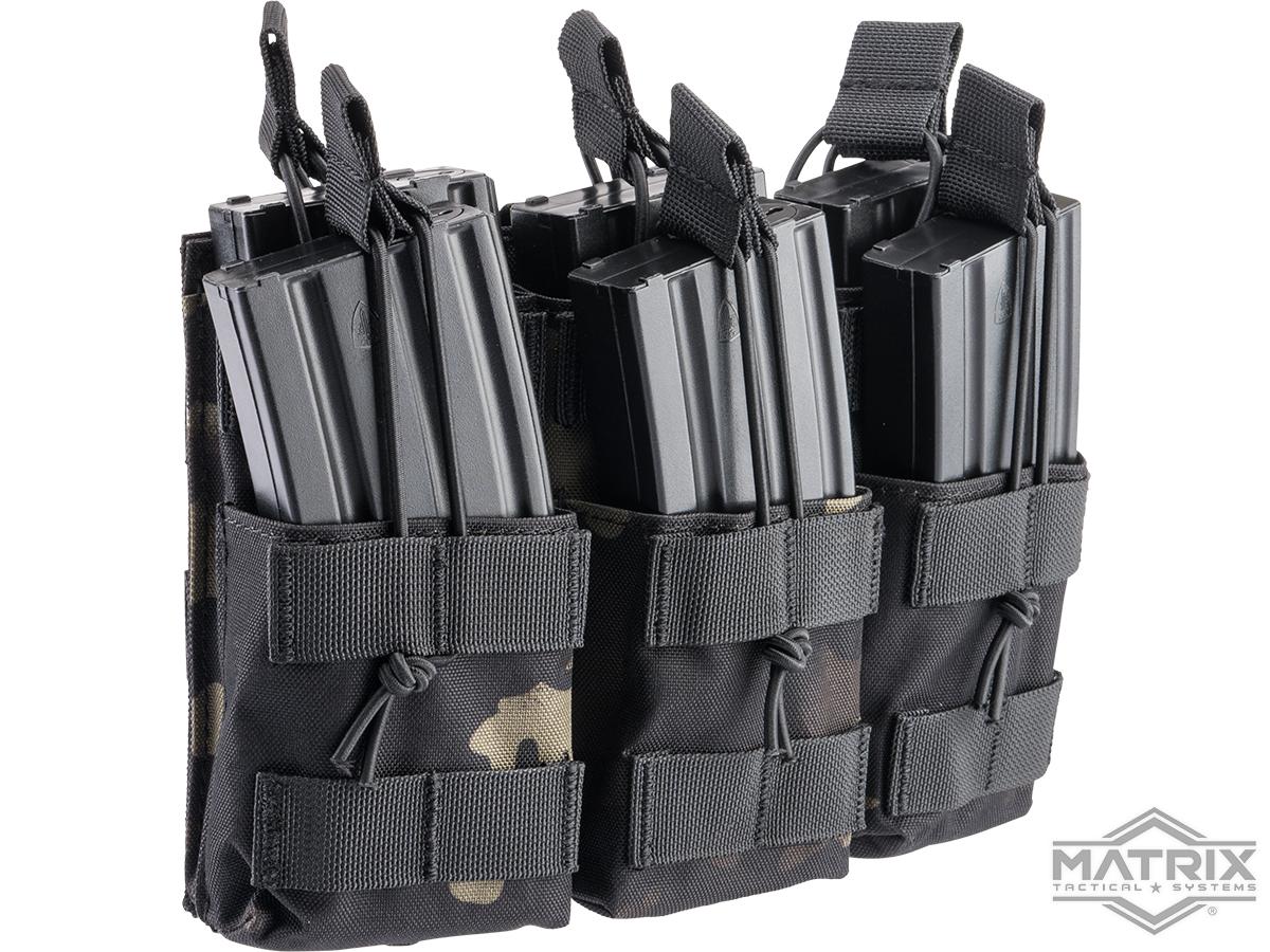 Matrix Double Stack Triple Open Top Magazine Pouch (Color: OCP Black ...
