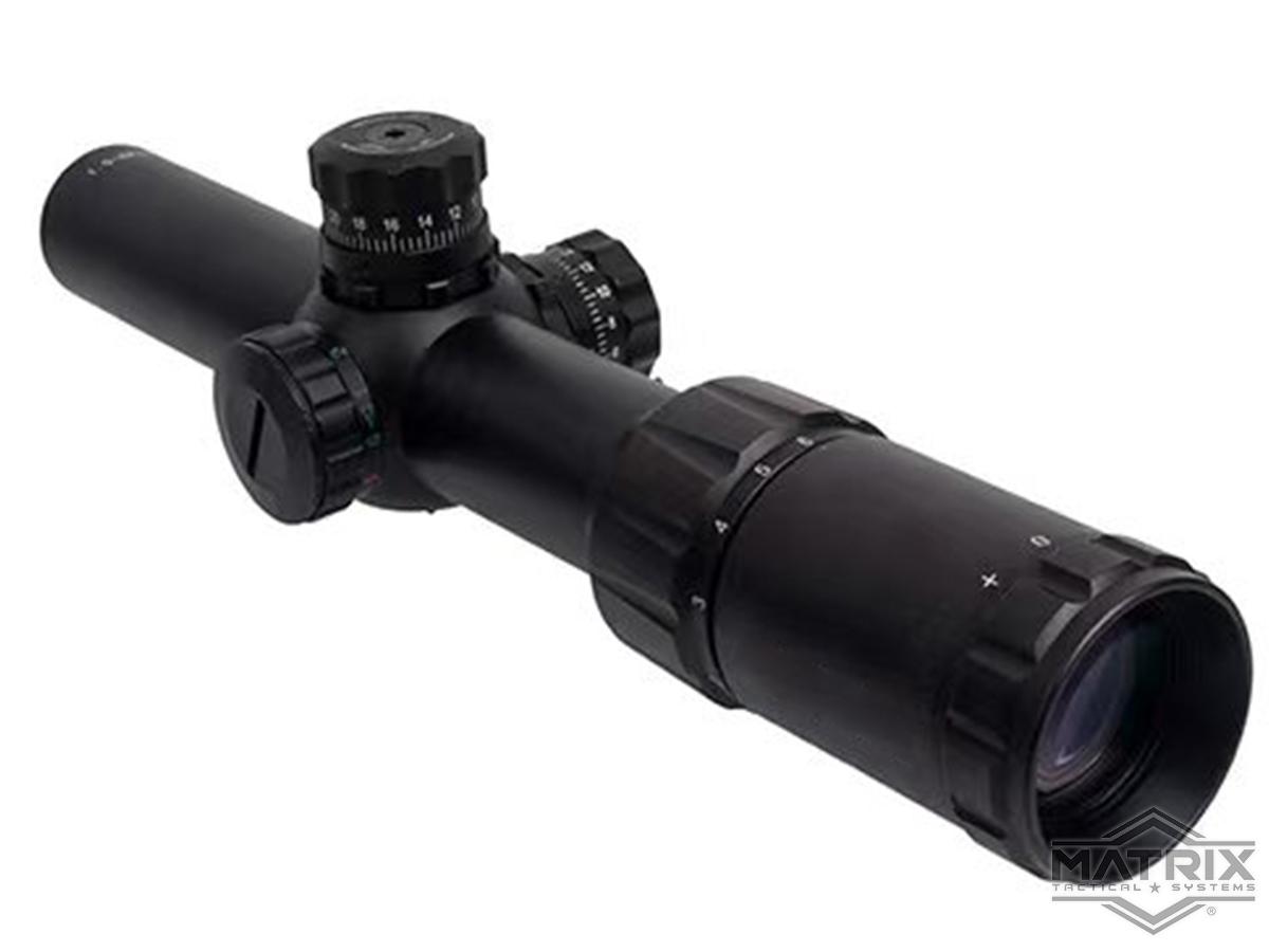 Matrix LPVO 1.5-6x24E Shockproof Illuminated Red/Green Reticle Sniper ...