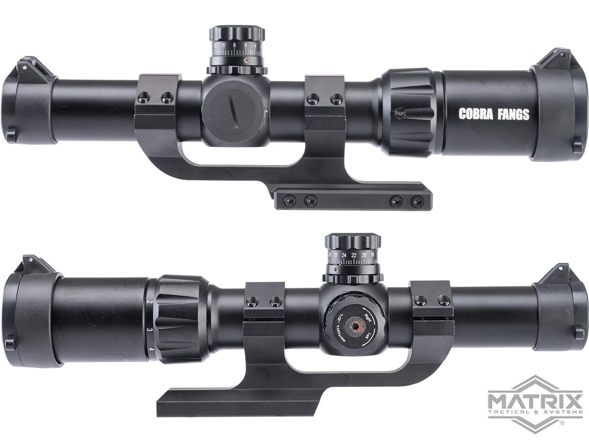 Matrix LPVO 1.5-6x24E Shockproof Illuminated Red/Green Reticle Sniper ...