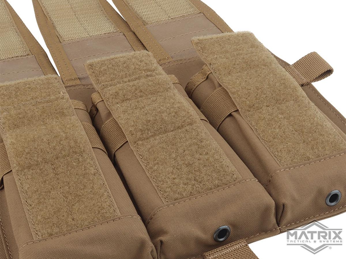 Matrix Closed Top Triple M4 Magazine Pouch Front Flap for Plate ...